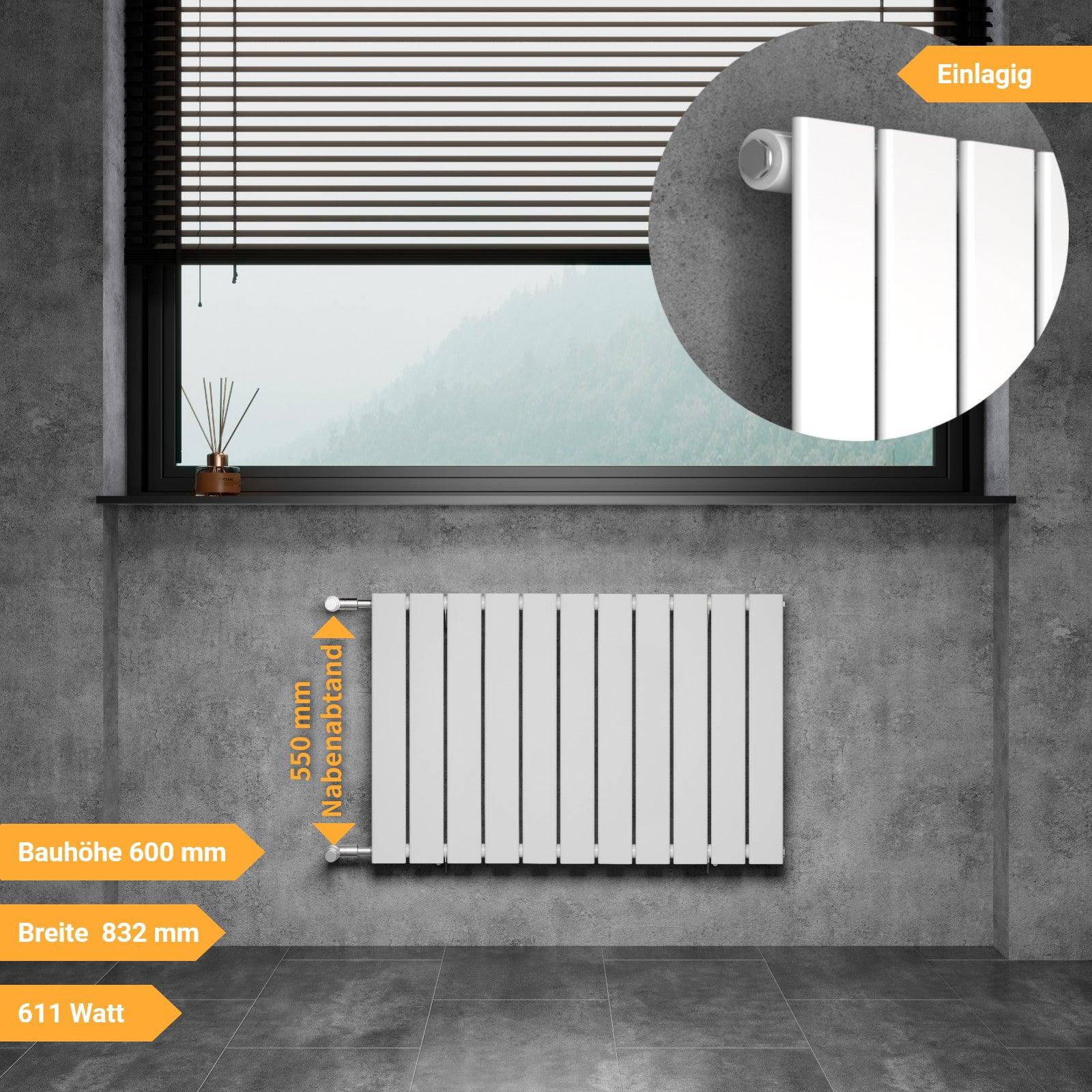 AULT Designheizkörper Austausch Paneelheizkörper Flachheizkörper mit S – WITEN&NOCK